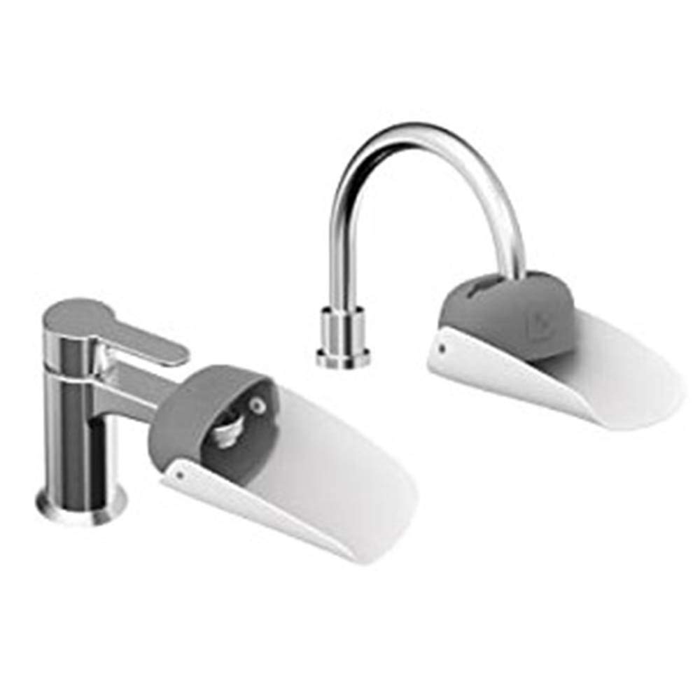 2pcs Faucet Extender,Kitchen Tool Regulator Water Faucet Sink Handle Extender Children Water-saving Washing Hands Aid