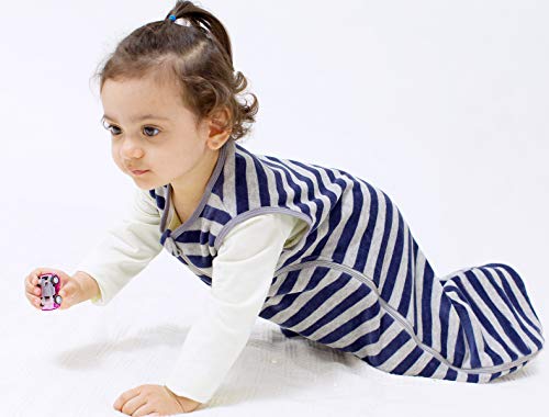 ililmmoe Baby Sleep Sack 3-6 Months Swaddles 0-36months Sleep Bag Sleeveless Warm Soft Wearable Blankets Tog1.5 Navy/L