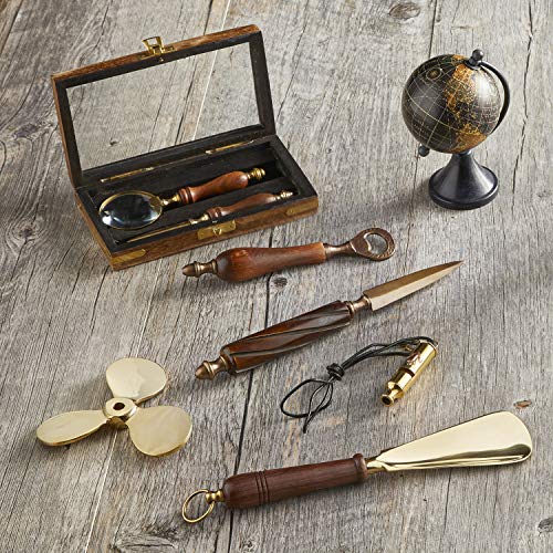 47th & Main Vintage Bottle Opener with Wood Handle, 6.69" Long