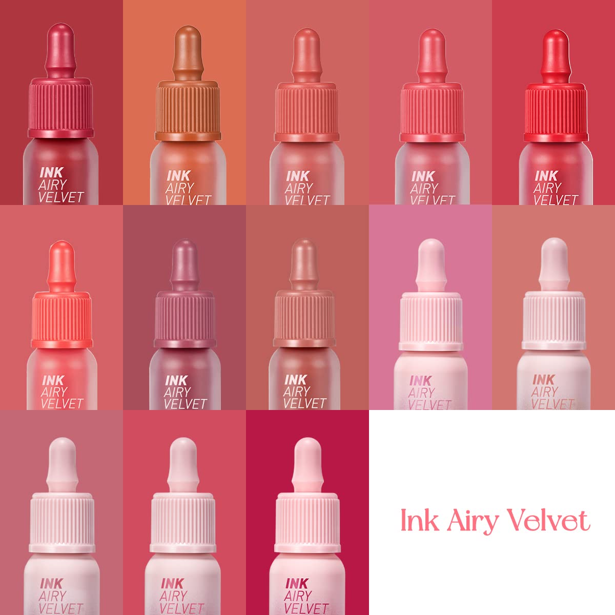 Peripera Ink Airy Velvet Lip Tint, Liquid Lip (0.14 fl oz, 014 ROSY PINK)