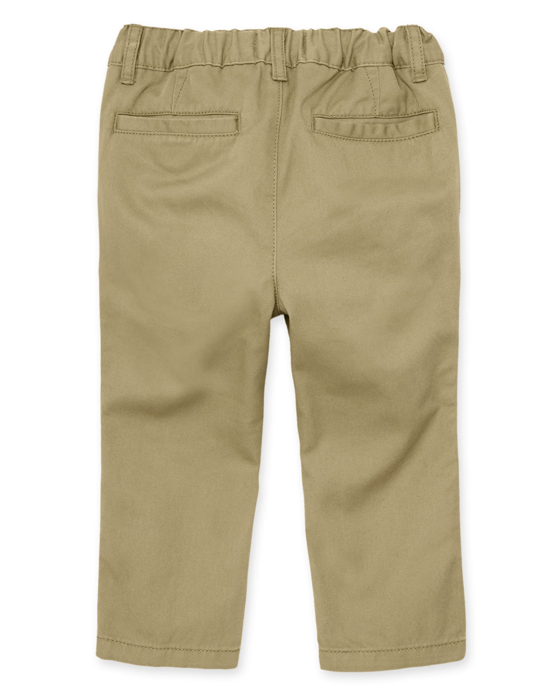 The Children's Place baby boys And Toddler Stretch Skinny Chino Pants Jeans, Flax Single, 3T US