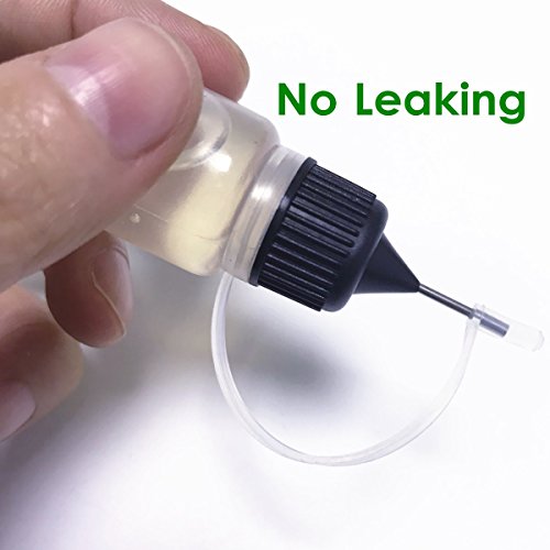 JOYWEE (30 Pack, 5ml) Needle Bottle dropper bottle eliquid bottle liquid bottle squeeze bottle Steel Needle TIP Dropper Bottle