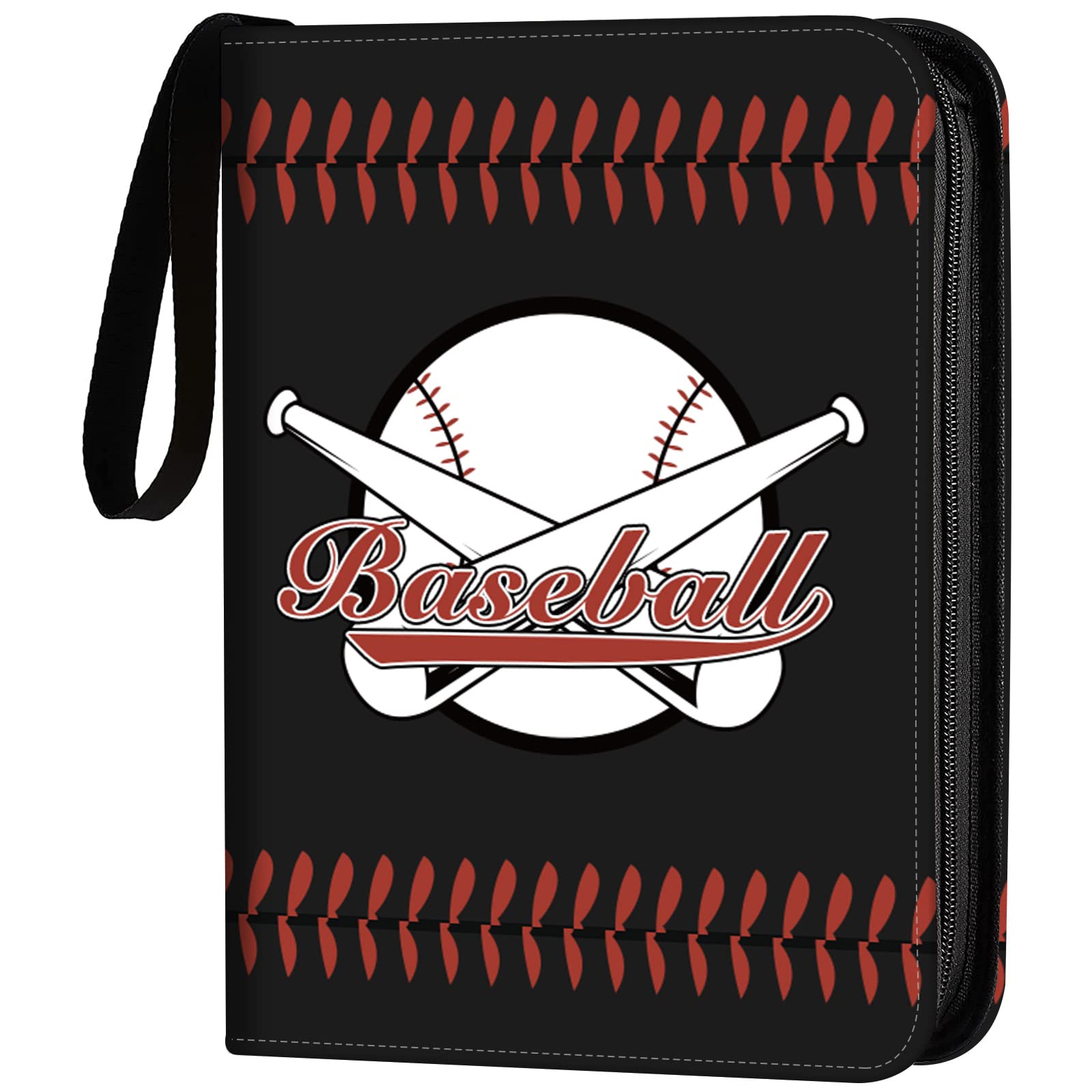 ANNOR Baseball Card Binder, 9-Pocket Trading Card Binder, Fits 720 Cards with 40 Removable Sleeves, 3 Ring Album for Card Collection Storage Christmas Gift for Child