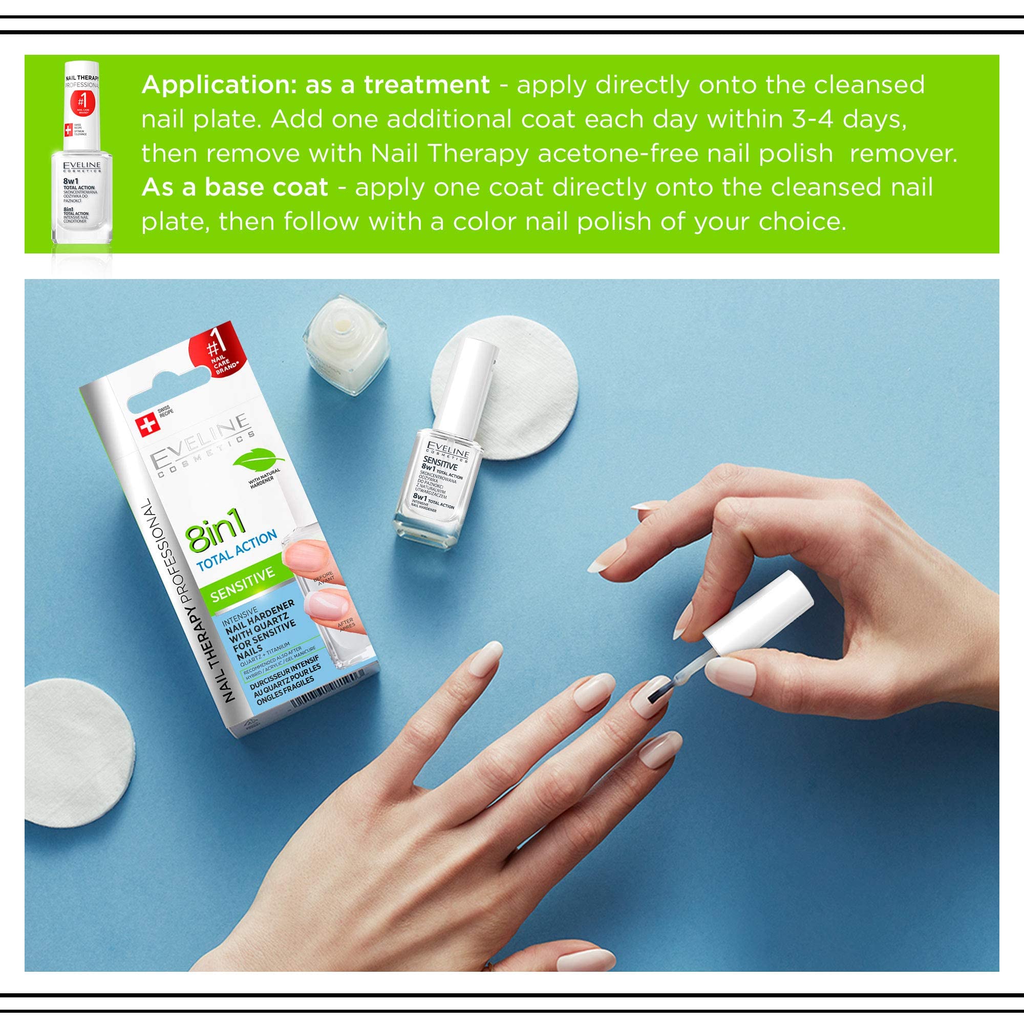 Total Action 8 in 1 Intensive Nail Treatment and Conditioner Sensitive