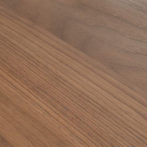 Christopher Knight Home Lucious 50" Rectangular Dining Set, 5-Pcs Set, Natural Walnut / Dark Grey