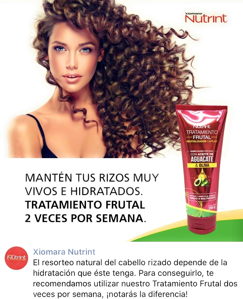 Xiomara Tratamiento Acondicionador Aceites Aguacate y Oliva Revitaliza tu Cabello