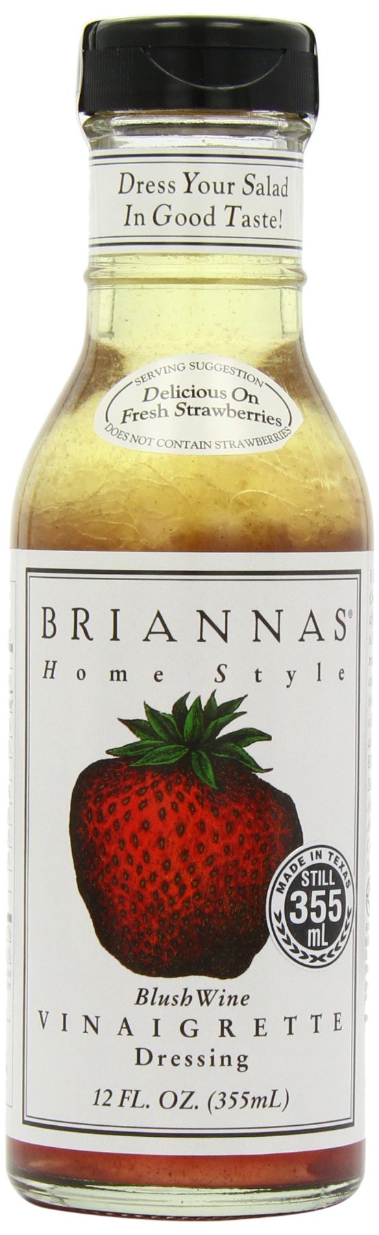Brianna's Blush Wine Vinaigrette, 12-Ounce Bottles (Pack of 6)
