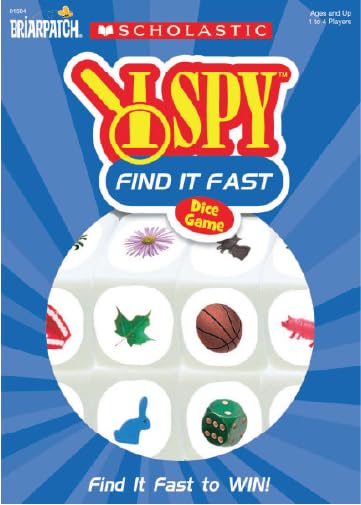 Briarpatch I SPY Find It Fast Game - an Immersive I Spy Adventure for Ages 6+ | Fast-Paced Dice Action, Brain Teasers, Hand-Eye Coordination, and Literacy Skill Building