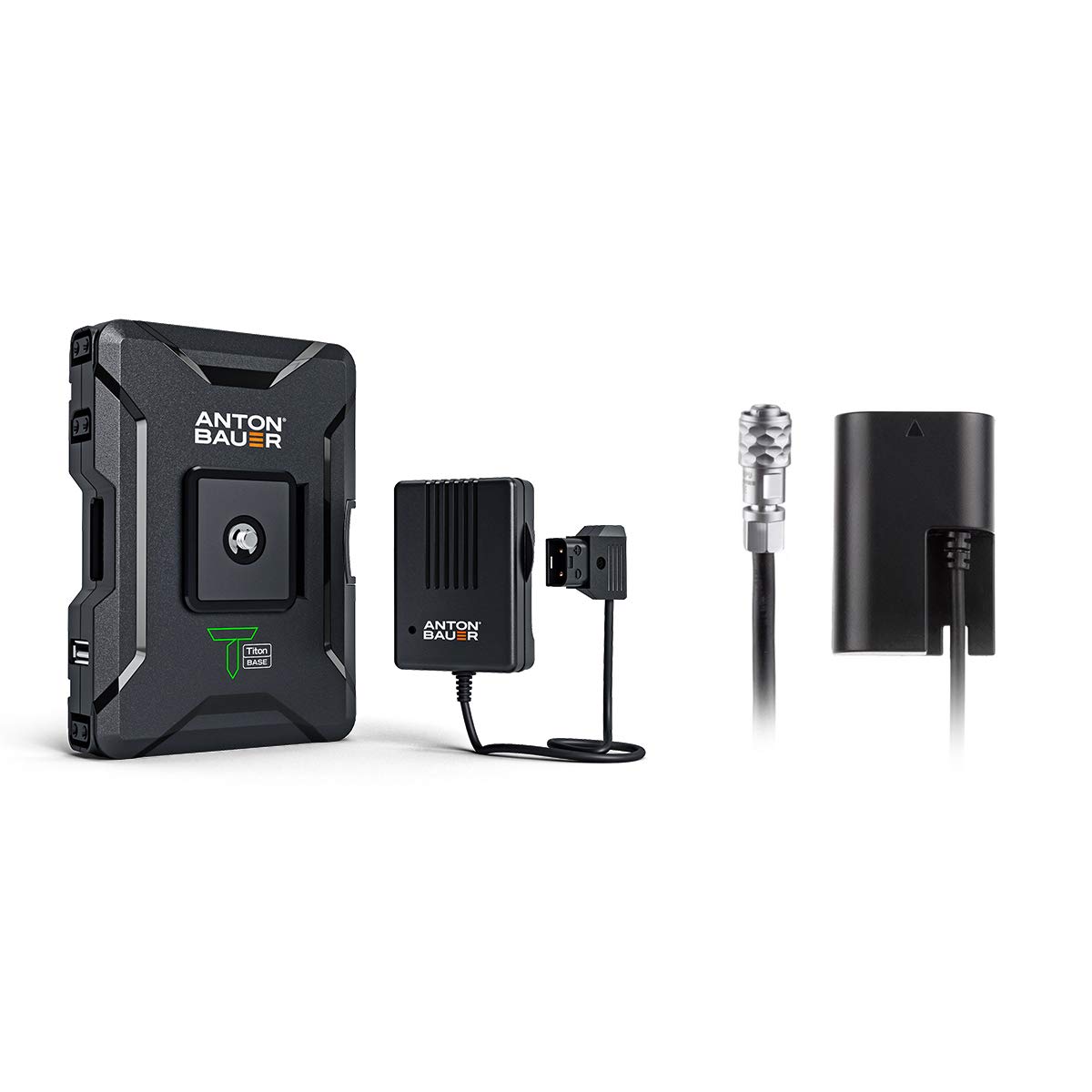 Anton Bauer Titon Base Kit, 68Wh/14.4V Battery, Compatible with Blackmagic Pocket Cinema 4K / 6K, LEMO and LP-E6, Lithium Battery Pack, Battery Replacement, Quick Release Battery