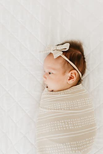 Copper Pearl Large Premium Knit Baby Swaddle Receiving Blanket Clay