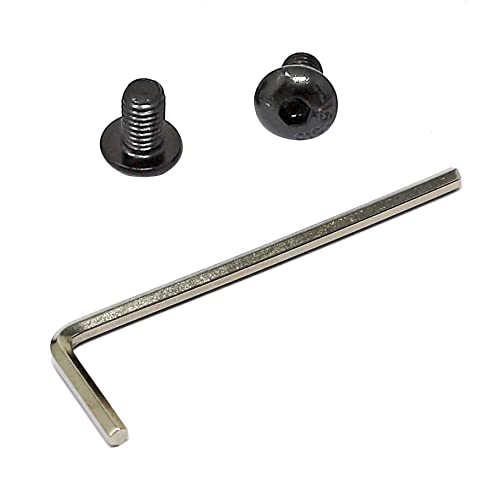 iexcell 100 Pcs M5 x 8mm Thread Pitch 0.8 mm Alloy Steel 10.9 Grade Hex Socket Button Head Cap Screws Bolts Kit, Black Oxide Finish