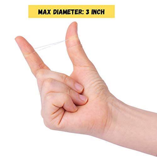 Mr. Pen Hair Tie, 800 Count, Clear Elastic Rubber Bands for Hair Design, Hairstyling, Ponytails, Wedding Hairstyle, and More