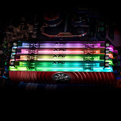 XPG Spectrix D80 Liquid-Cooled RGB DDR4 3200MHz 16GB (2x8GB) 288-Pin PC4-25600 Desktop U-DIMM Memory Retail Kit (AX4U320038G16-DR80)