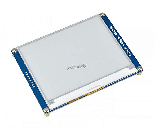 XYGStudy for Raspberry Pi/Jetson Nano/STM32 4.2 inch e-Paper E-Ink Display Module 400x300 Screen Interface SPI Compatible with 3.3V/5V MCU