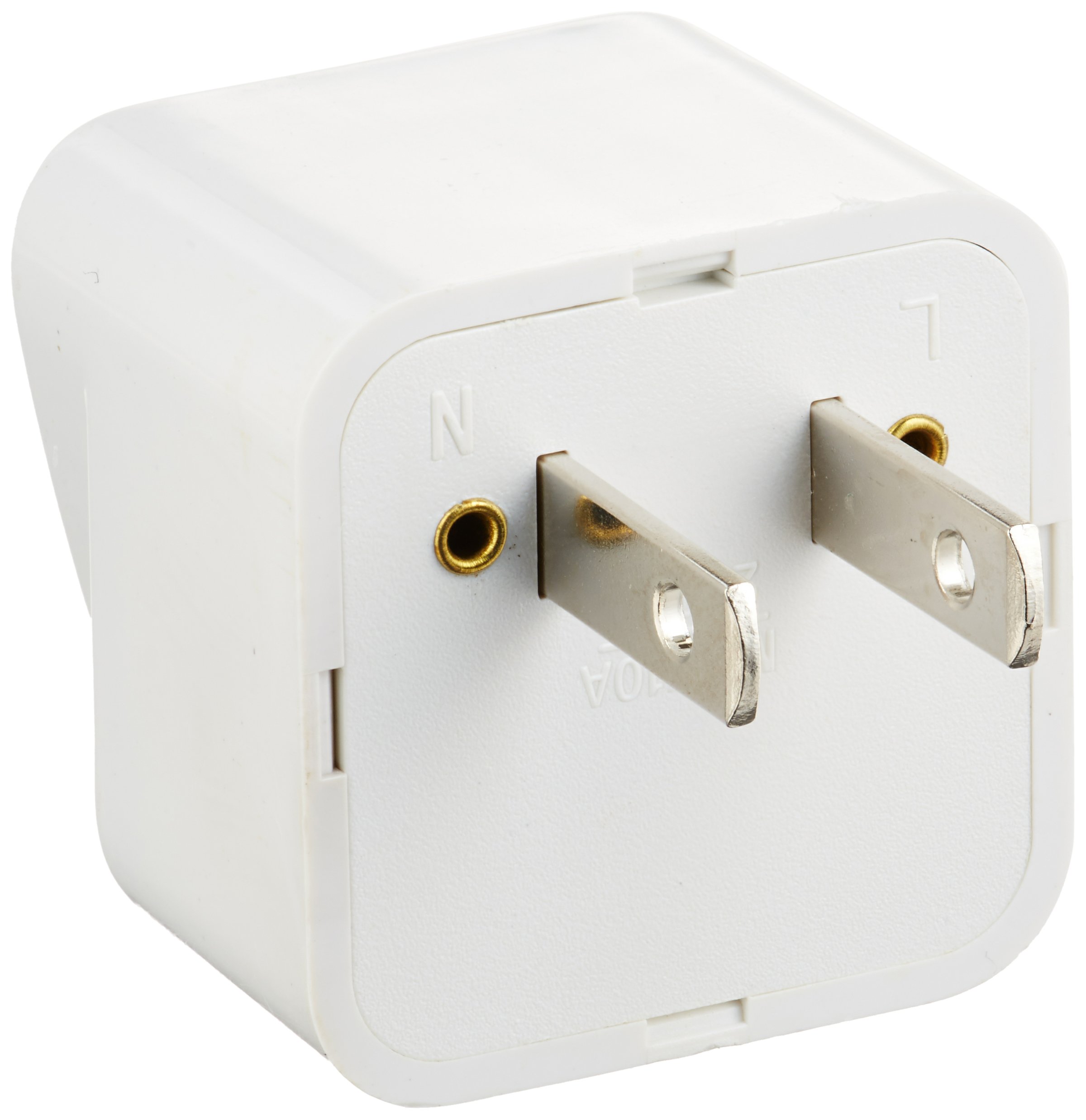 CKITZE BA-6 Universal 2 in 1 Plug Adapter Type A for USA, Canada, China, Japan & More - CE Certified