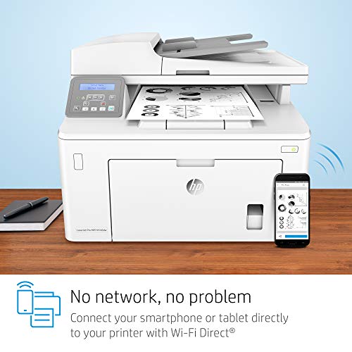 HP Laserjet Pro M148fdw All-in-One Wireless Monochrome Laser Printer, Fax, Mobile & Auto Two-Sided Printing, Works with Alexa (4PA42A)