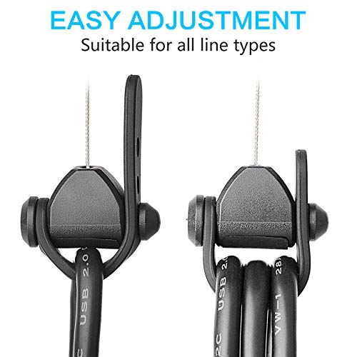 Cobeky 3Pcs Silent VR Cable Pulley System for Vive/Vive Pro/Rifts/PS/Windows VR/Valve Index VR Cable Management
