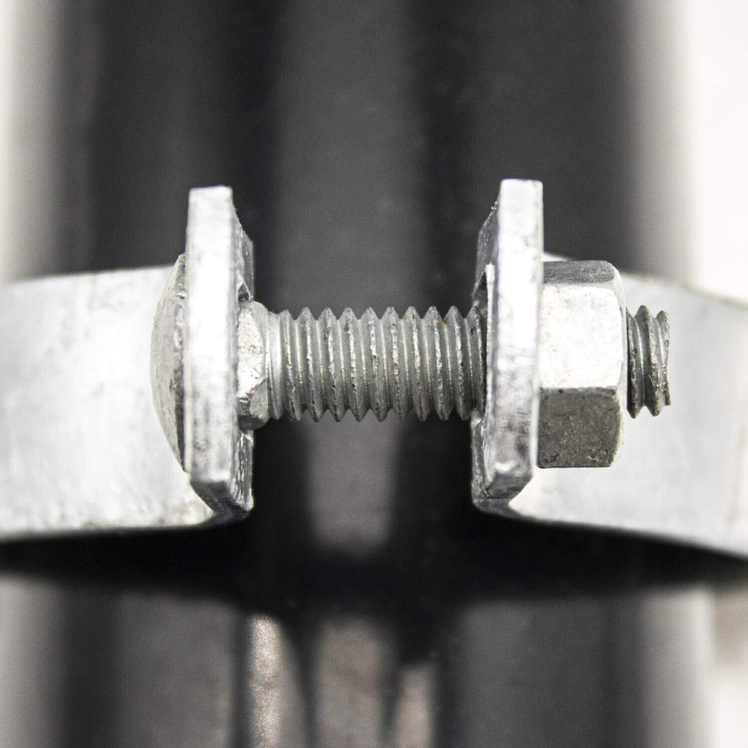 Carriage Bolts 3/8-16 x 2-1/4": w/Nuts Galvanized Bulk Carriage Bolt ~ Coarse Thread (2 1/4 inches Long) (100 Pieces) - Chain Link Fence Carriage Bolt w/Nuts