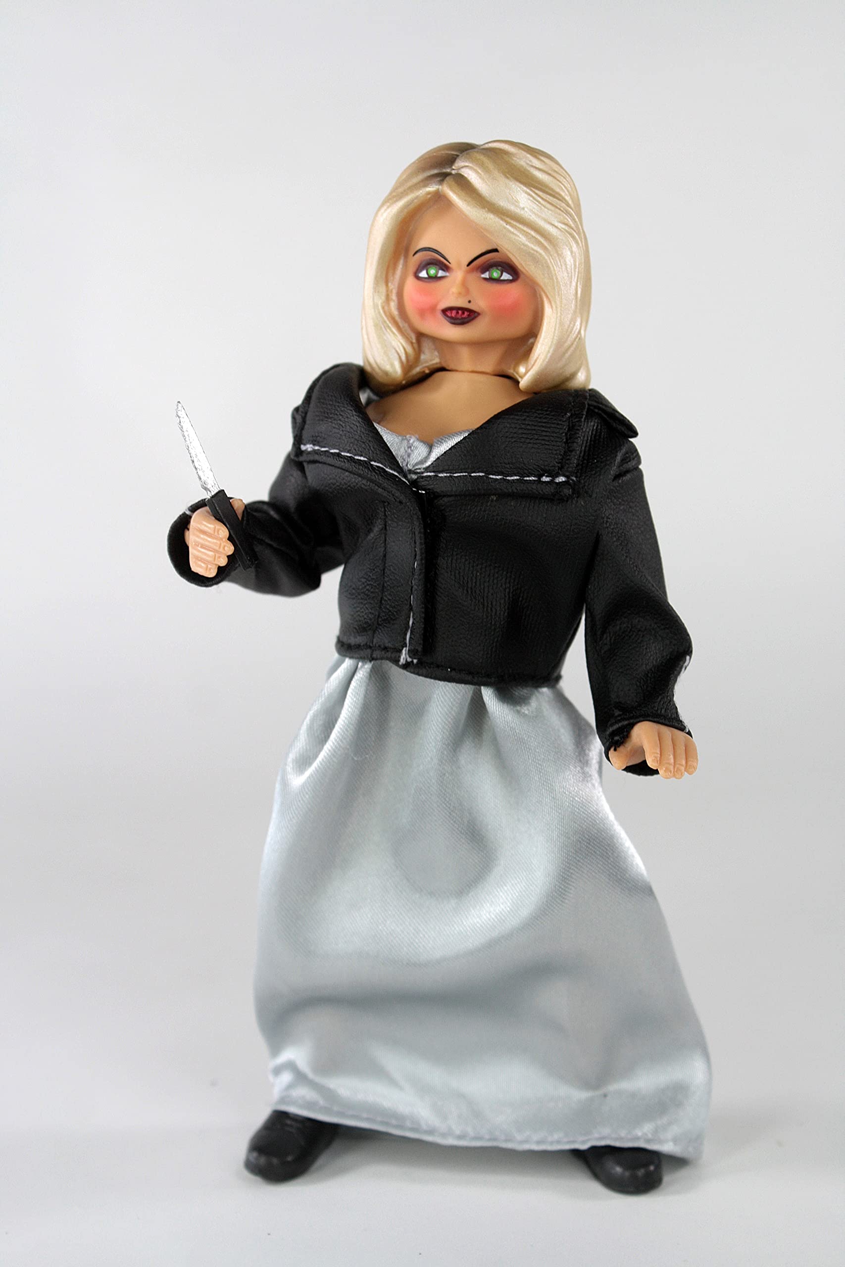 Mego Bride of Chucky Tiffany Action Figure 20cm, Multicolour, Standard, Cookie Padding Coin Purse H