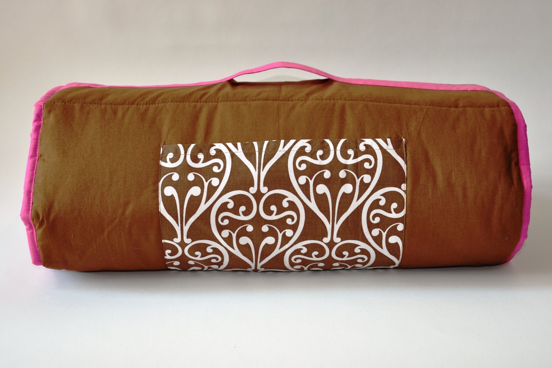 Bacati - Damask Pink/chocolate Hamper