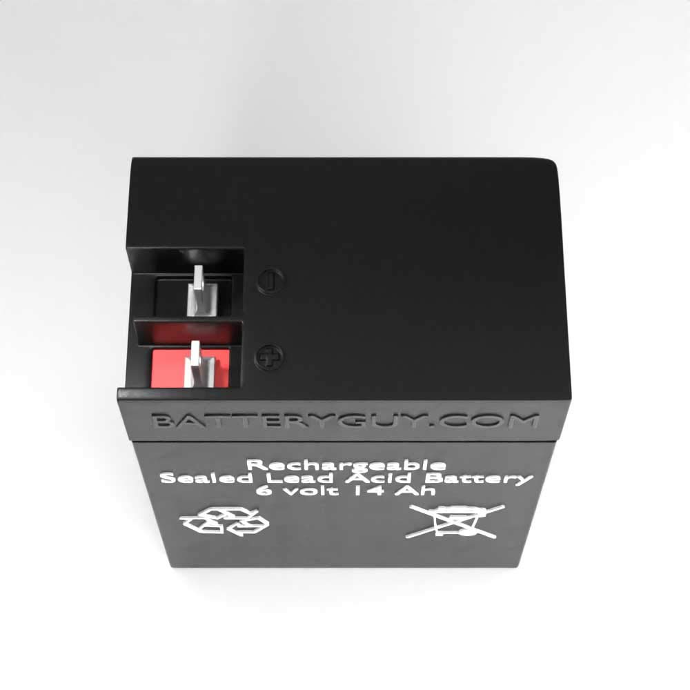 BatteryGuy ELB-0614 Replacement 6V 14.0Ah SLA Battery Brand Equivalent (Rechargeable) - Qty of 1