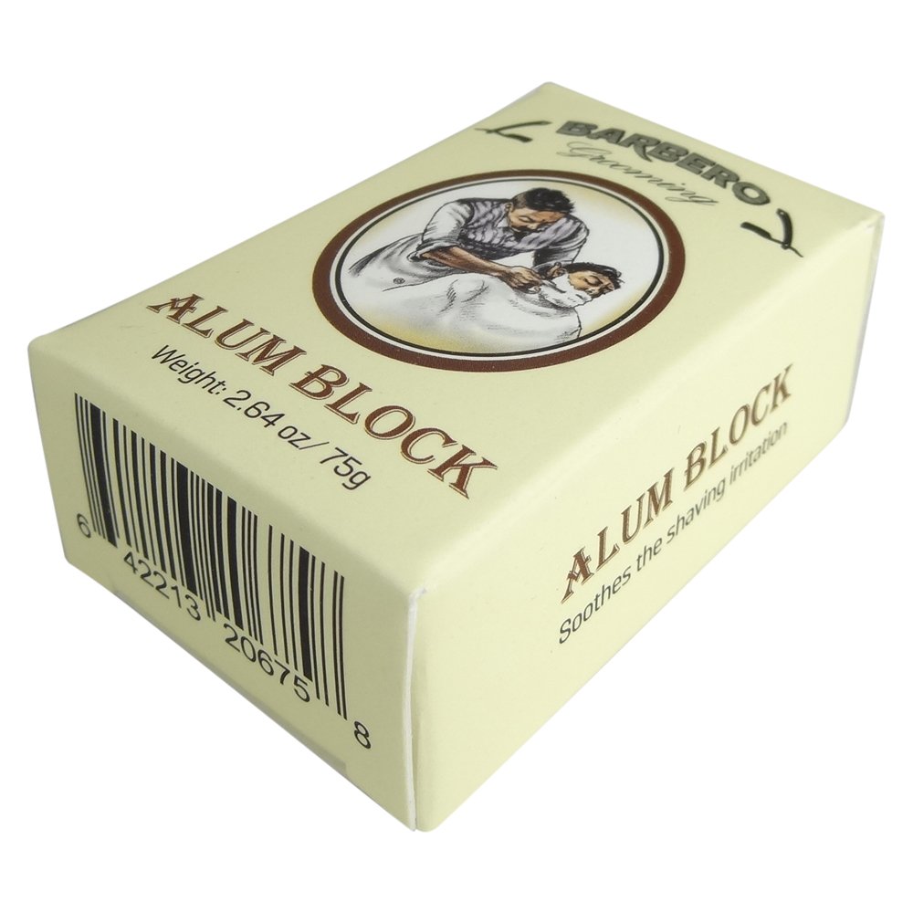 Barbero Alum Block 2.64 oz / 75 g Pack of 2