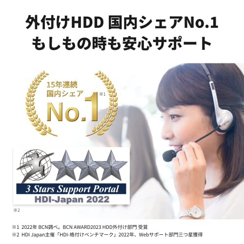 BUFFALO Mini Station 4TB HD-PCFS4.0U3-GBA Portable HDD for USB 3.1 (Gen1) / USB 3.0