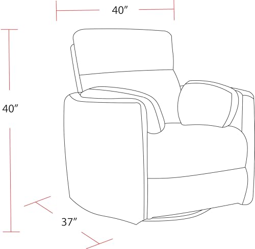 Parker Living Radius - Mediterranean Power Swivel Glider Recliner
