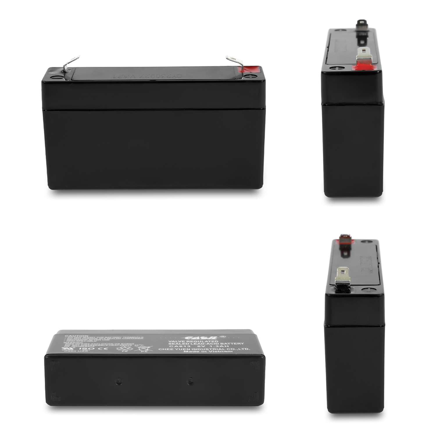 Casil 6v 1.3ah ge 600-1054-95r Simon xt Rechargeable AGM Sealed Lead Acid Battery CA613