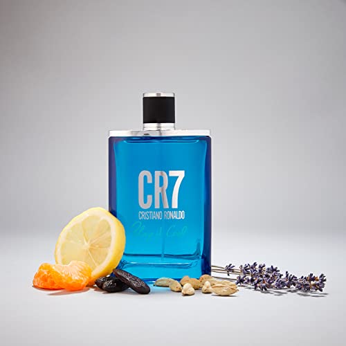 Cristiano Ronaldo CR7 Play It Cool - Blends Bright Citruses And Aromatic Fougere Notes - Fresh, Invigorating And Sensual - Light Enough For Everyday Wear - Masculine Fragrance - 1 Oz EDT Spray