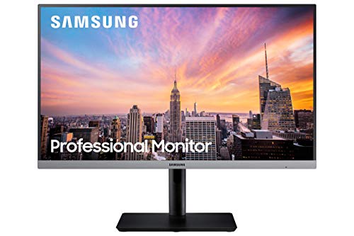 Samsung SR650 Series 27 inch IPS 1080p 75Hz Computer Monitor for Business with VGA, HDMI, DisplayPort, and USB Hub, 3-Year Warranty (S27R650FDN) (Renewed)