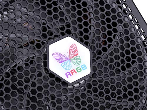 Super Flower Leadex III Gold ARGB PRO 650W 80+ Gold, Patented Universal 9Pin Super Connector, ECO Fanless & Silent Mode, Full Modular Power Supply, Fluid Dynamic Bearing Fan,SF-650F14RG V2.0