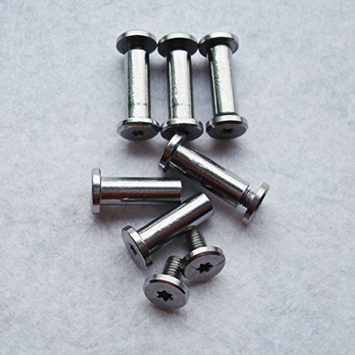 5Afashion 10 Sets/lot DIY Knife Handle Screw Flat-Head Plum Blossom Screw,Tactical Survival Knife Screw Stainless Steel EDC Knife Shaft Screws