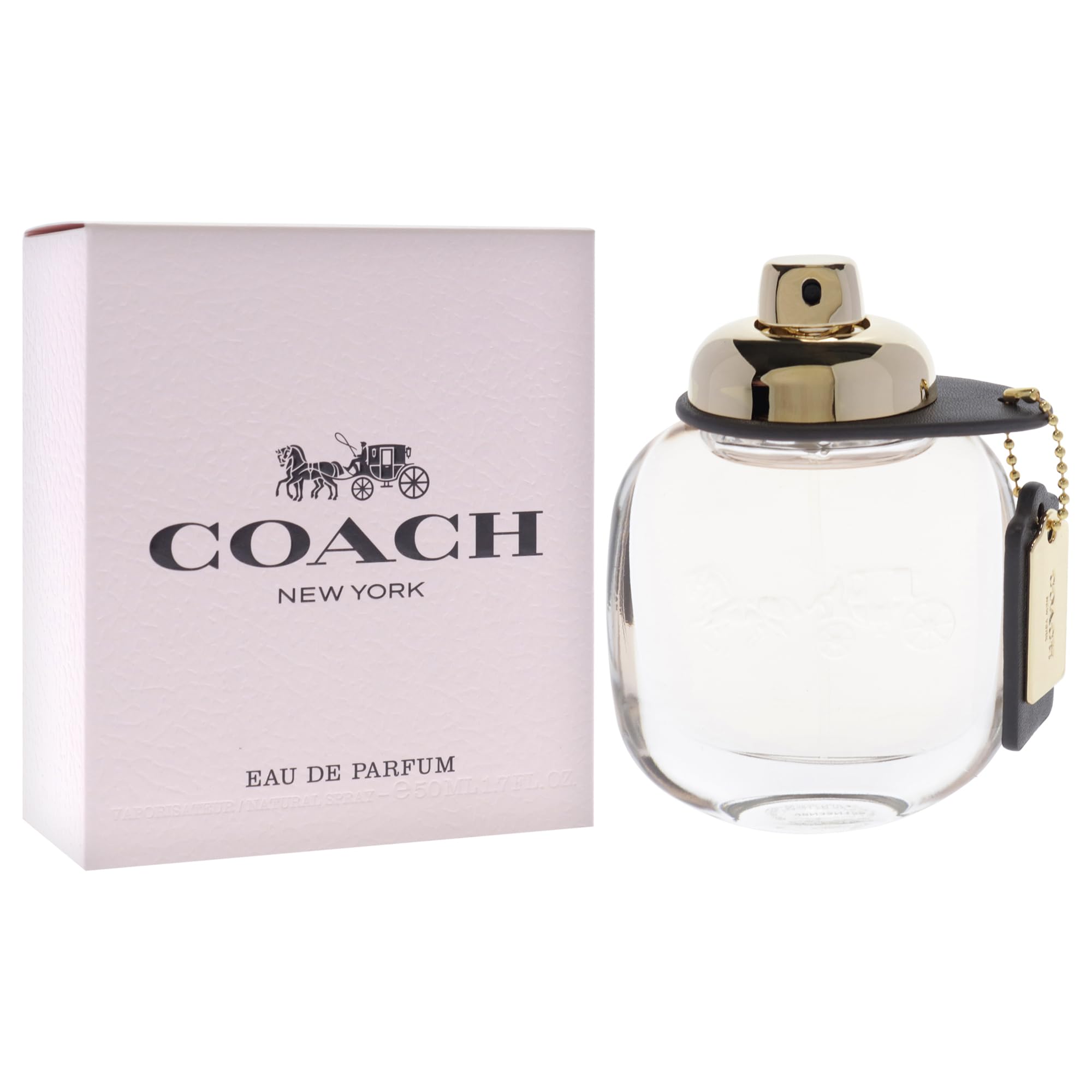Coach Eau de Parfum - Long Lasting Fragrance with notes of Raspberry Leaves, Turkish Rose & Suede Musks - Floral & Fruity - 1.7 fl. oz.