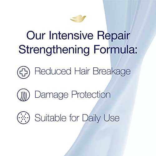 Dove Nutritive Solutions Strengthening Shampoo Intensive Repair 4 Count for Damaged Hair Dry Hair Shampoo Formula With Keratin Actives 20.4 oz