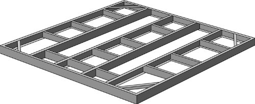 Arrow Sheds FDN106 Base Kit for 4'x10', 8'x6' & 10'x6' Arrow sheds