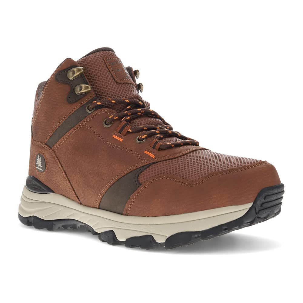 Bass Mens Trailway Hi Outdoor Walking Hiking Boot, Tan/Brown, 9 M
