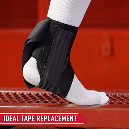 McDavid Phantom Lace-Free Ankle Brace, Lightweight Design, Advanced Strapping & Flex-Support Stirrup Stays For Cleats, Men and Women