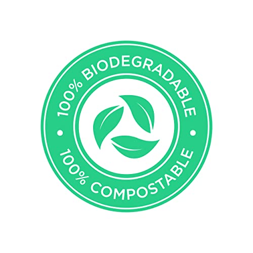 Aluf Plastics Biodegradable Compost Bags - 56 Gallon (40ct) ATSM #D6400 Approved - 100% Biodegradable for Industrial and Commercial Composting