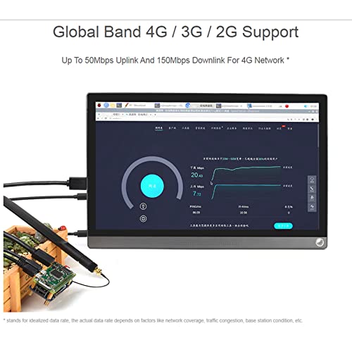 4G Expansion Board, Global Frequency Band Computer Accessories 2 LED Indicators for Raspberry Pi
