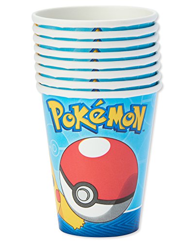 American Greetings Pokemon Party Supplies, 9 oz Paper Cups (32-Count)