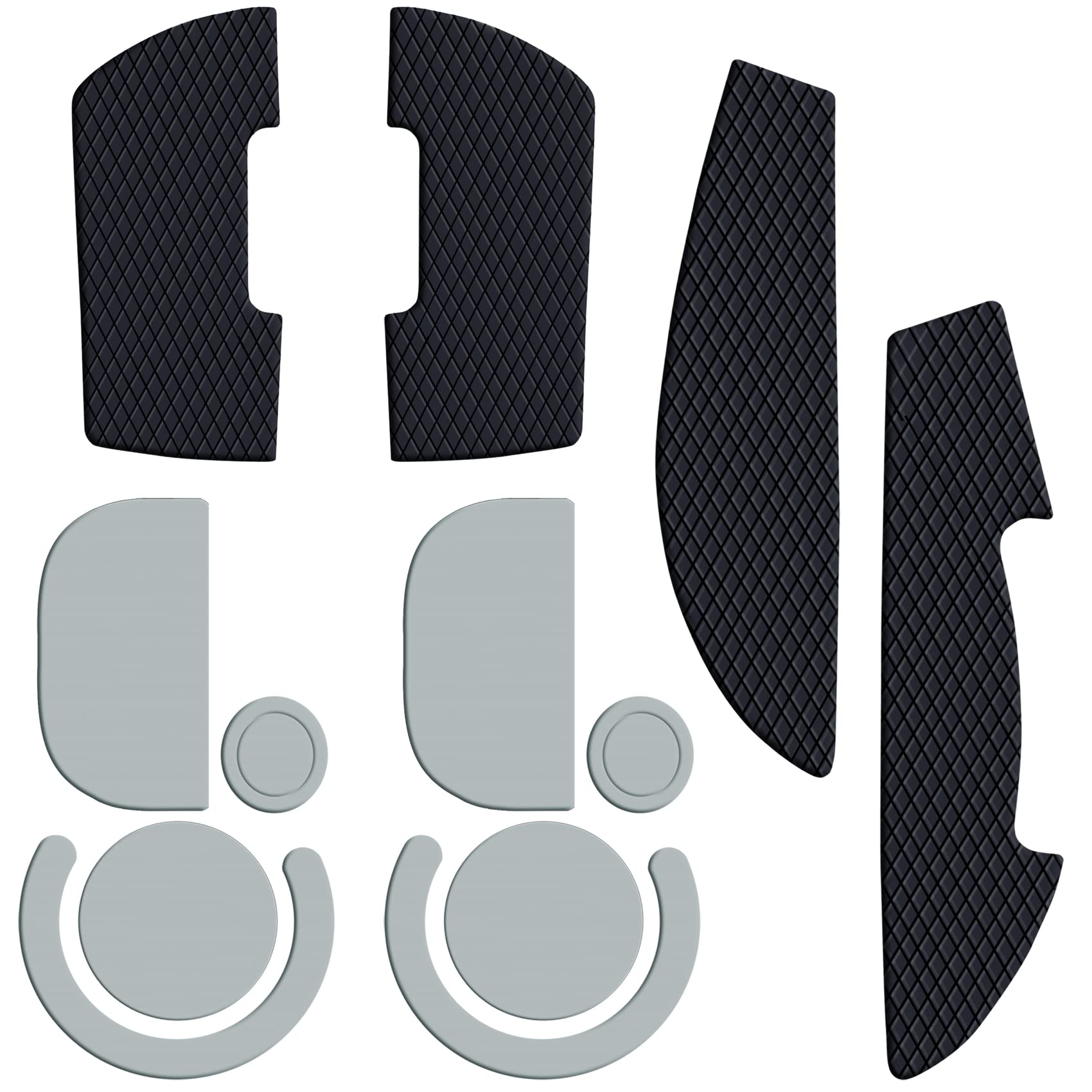AQIDAP Mouse Skatez/Mouse Feet for Logitech G PRO X Superlight Wireless Gaming Mouse( 2 in 1 Mouse Feet + Mouse Anti-Slip Tape ) Grey