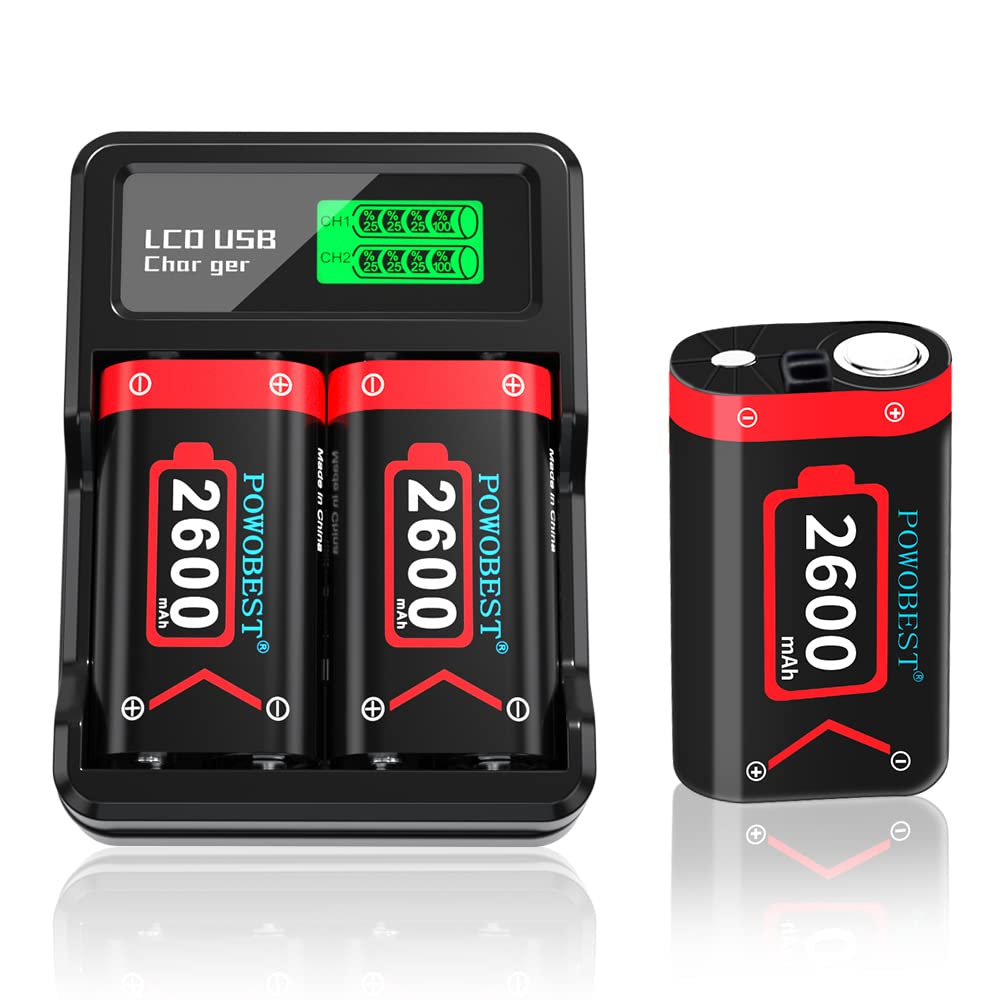 3X 2600mAh Controller Rechargeable Battery Pack for Xbox One/Xbox Series X|S,Controller with LCD Digital Display Charger for Xbox Series X/S/,Xbox One/One S Controller,Core Controller Battery