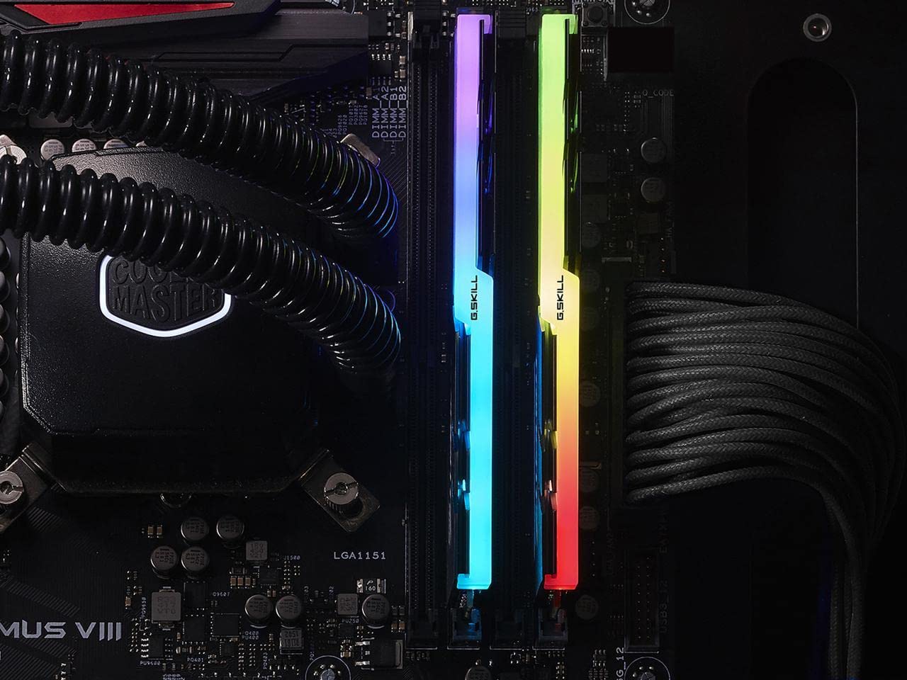 G.SKILL TridentZ RGB Series 32GB (2 x 16GB) 288-Pin DDR4 SDRAM DDR4 3200 (PC4 25600) Desktop Memory Model F4-3200C16D-32GTZRX