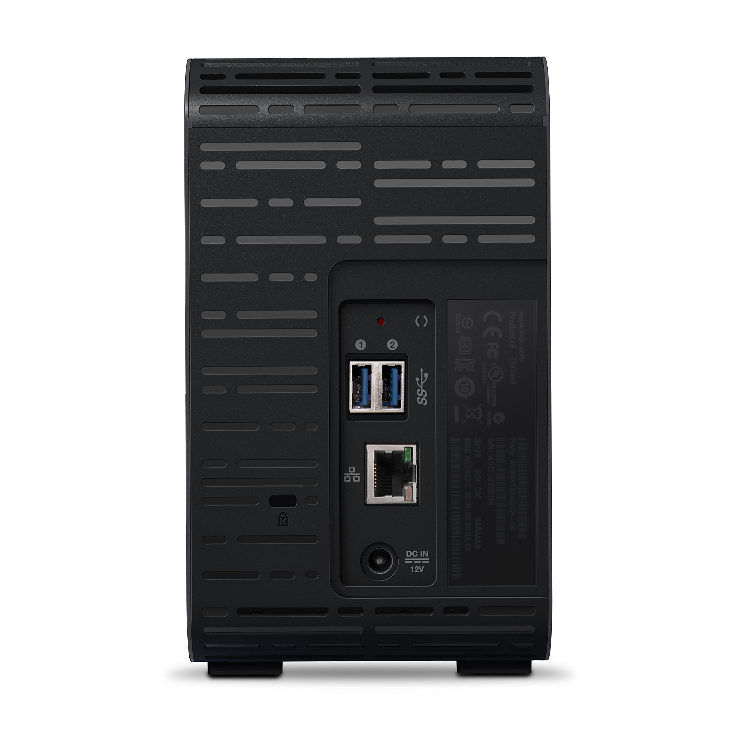 WD 24TB My Cloud EX2 Ultra 2-Bay NAS, Network Attached Storage, RAID, Backup, Streaming, Media Server - WDBVBZ0240JCH-NESN