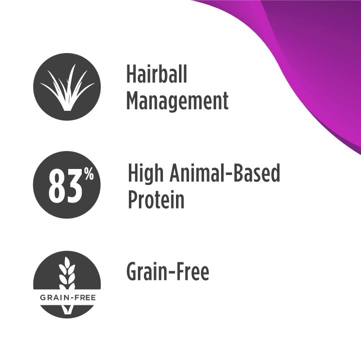 Nulo Freestyle Cat & Kitten Food, For Hairball Management, Premium Grain-Free Dry Small Bite Kibble, All Natural Animal Protein Recipe with BC30 Probiotic for Digestive Health Support