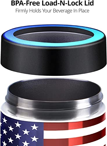 Extremus Temps Can Cooler, 12oz Stainless Steel Double Wall Vacuum Insulated Can Cooler β Iconic Laser Printed Designs - Stainless Steel Can Coozies Fits Standard Size Cans - Replaces Coozies for Cans