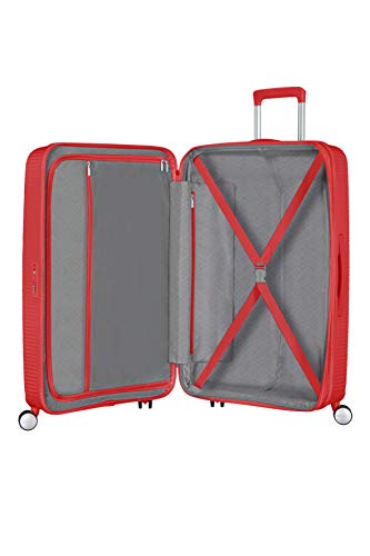 American Tourister Hand Luggage, Red (Coral Red), Large (77 cm-110 Litre)