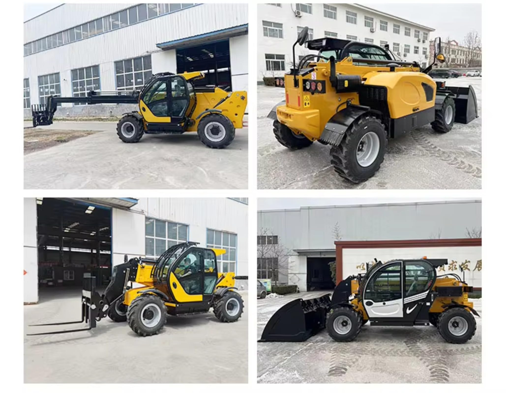4000Lbs Telescopic Load Handler Forklift Telescoping Jib Boom Truck Crane Exceptional Load Handling Telescopic Forklift with High Lifting Capacity
