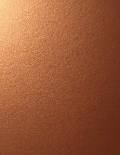 Copper Stardream Metallic Cardstock Paper - 8.5 X 11 Inch - 105 Lb. / 284 Gsm Cover - 25 Sheets From Cardstock Warehouse